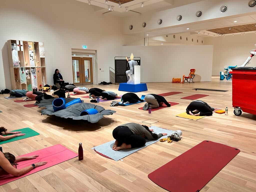 Yoga in the Mead Gallery | Warwick Arts Centre